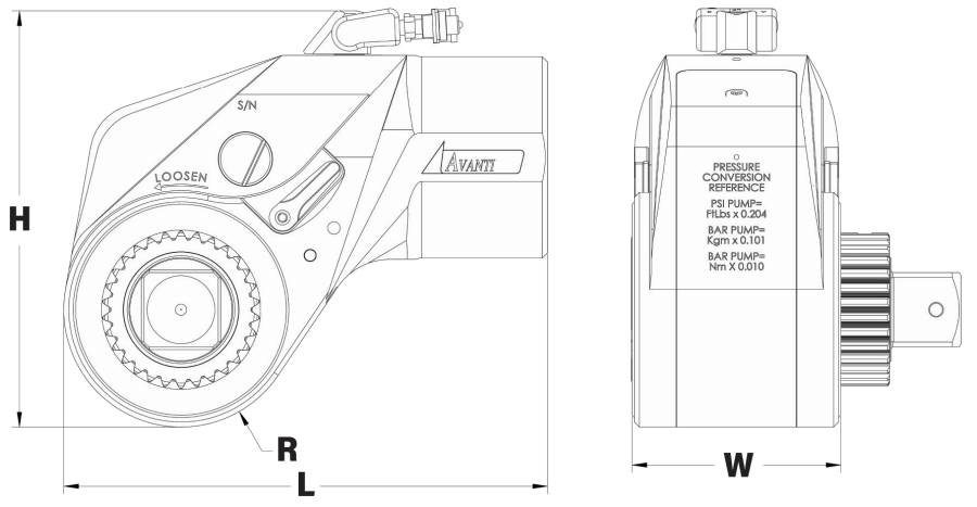 HYTORC AVANTI - Hydraulic Torque Wrenches - Haitor