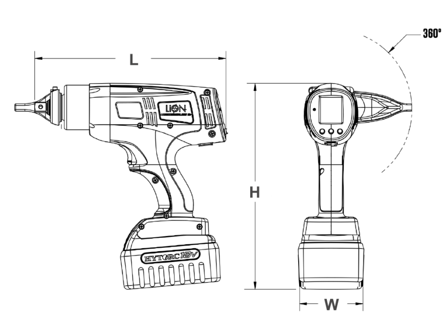 HYTORC LION - Battery Torque Wrenches and Accessories - Haitor