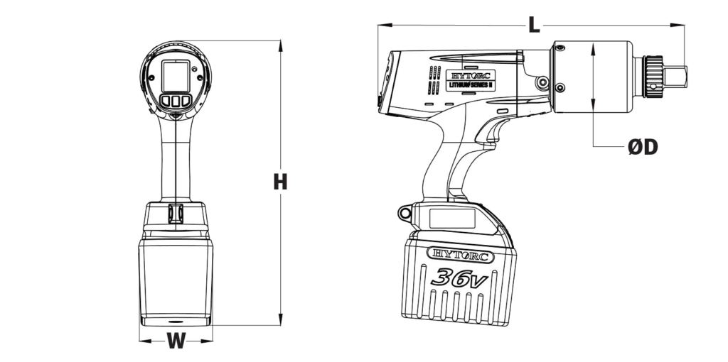 HYTORC LITHIUM II - Battery Torque Wrenches and Accessories - Haitor