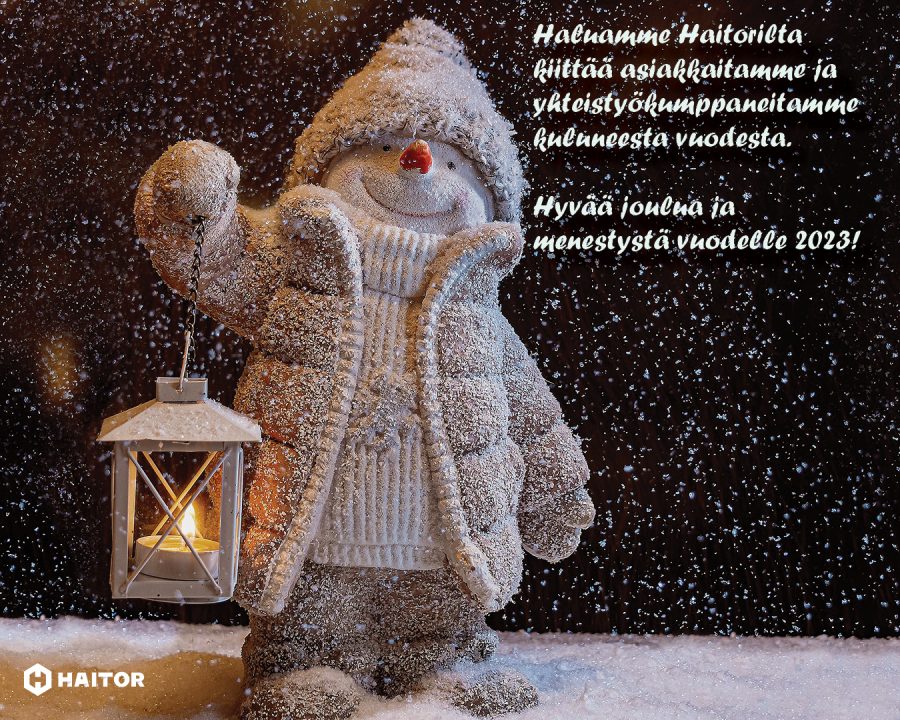 Hyvää joulua ja menestystä vuodelle 2023! - Haitor